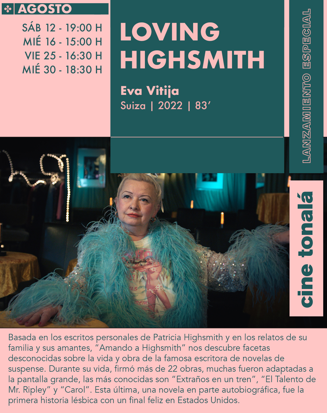 Las veces que Patricia Highsmith me salvó – Altura desprendida